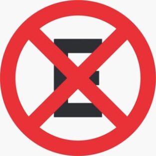 Placa A-9: Bifurcação em Y